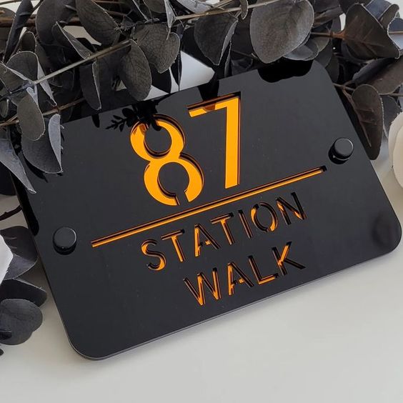 Home Number plate – Toobas.pk Online Customized Gifts