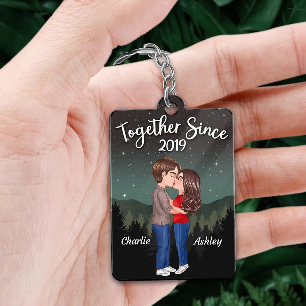 Customized Acrylc Couple Keychain – Toobas.pk Online Customized Gifts