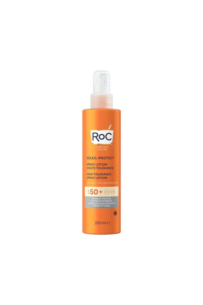 ROC SPF50 Soleil Protect High Tolerence Sunblock Spray 200ml – Toobas ...