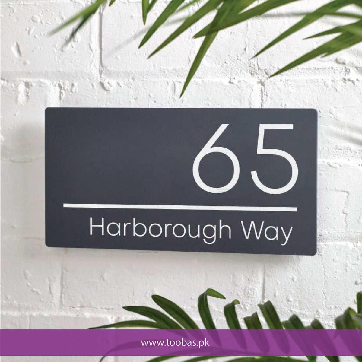 Modern House Sign Number Acrylic Floating House Plaque – Toobas.pk ...