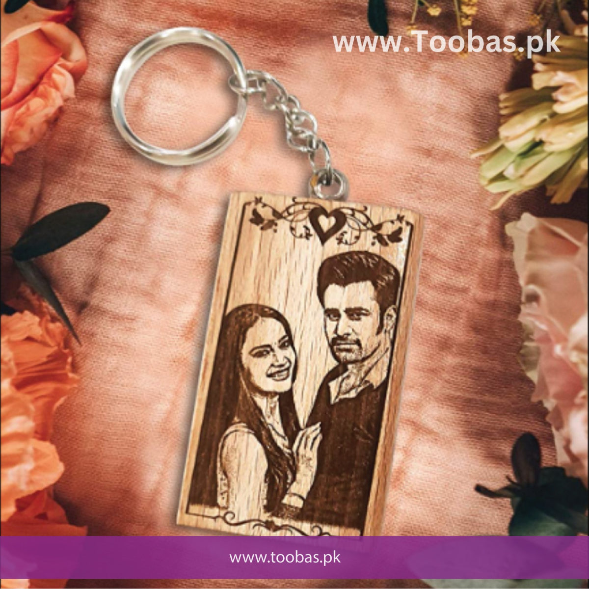 Personalized Engraved photo keychain – Toobas.pk Online Customized Gifts