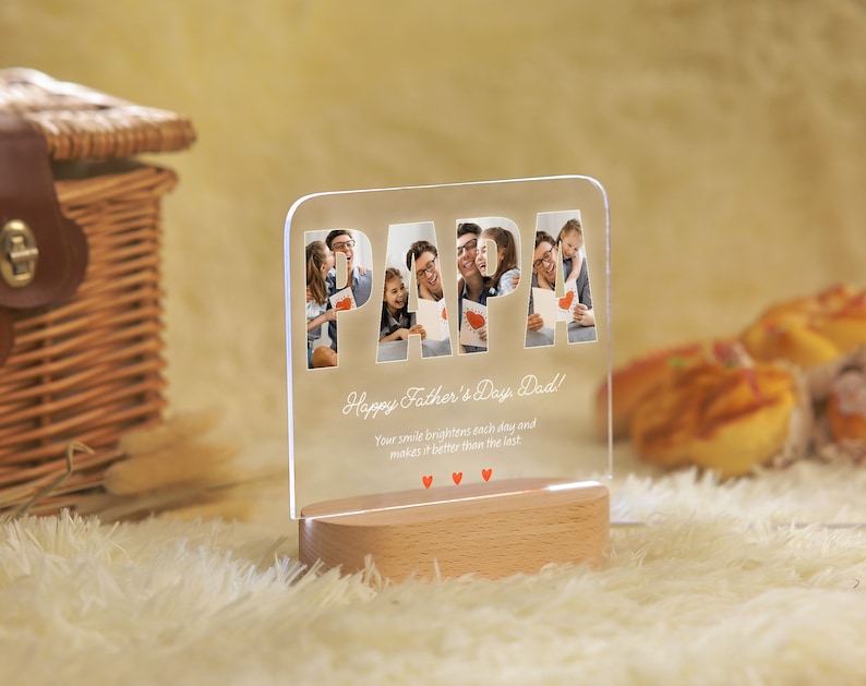 Papa Led Photo Lamp – Toobas.pk Online Customized Gifts