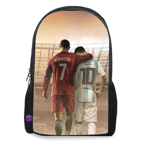 Ronaldo & Messi Backpack – Toobas.pk Online Customized Gifts