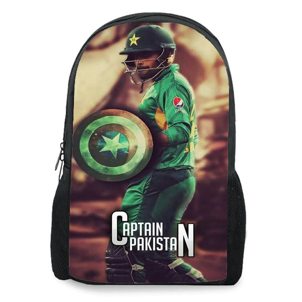 Captain Pakistan Backpack- Babar Azam Fan Gifts – Toobas.pk Online ...