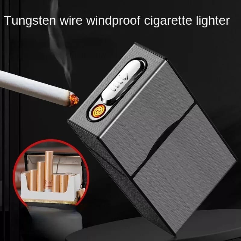Ciggrete case Electric lighter – Toobas.pk Online Customized Gifts